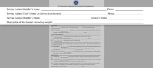 How to do The DOT & TSA Service Animal Form: Easy Guide