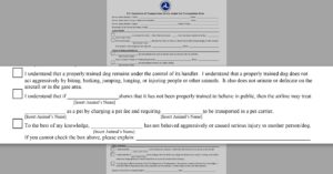 How to do The DOT & TSA Service Animal Form: Easy Guide