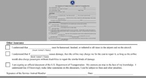 How to do The DOT & TSA Service Animal Form: Easy Guide